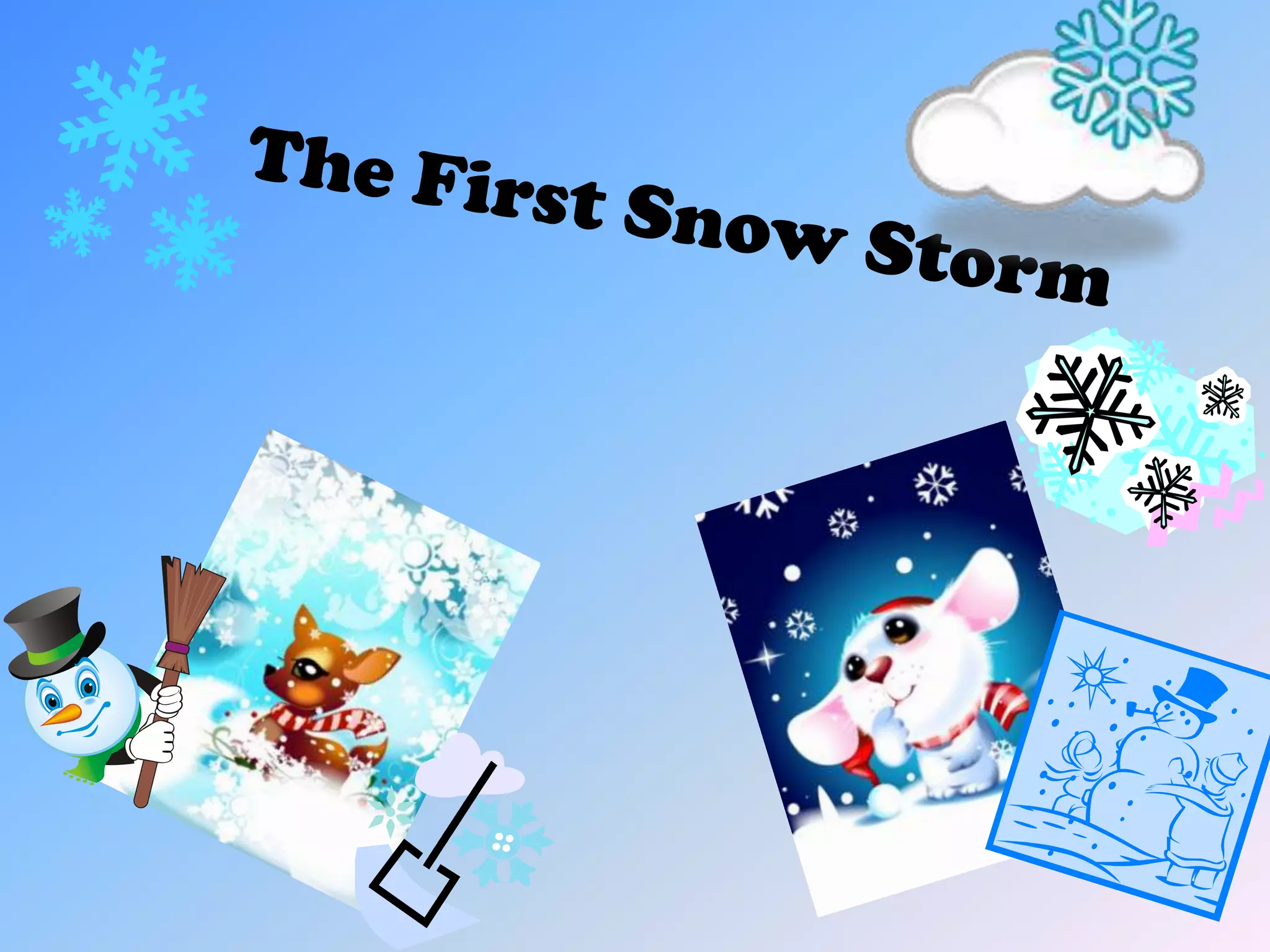 The first snow_storm | PPT