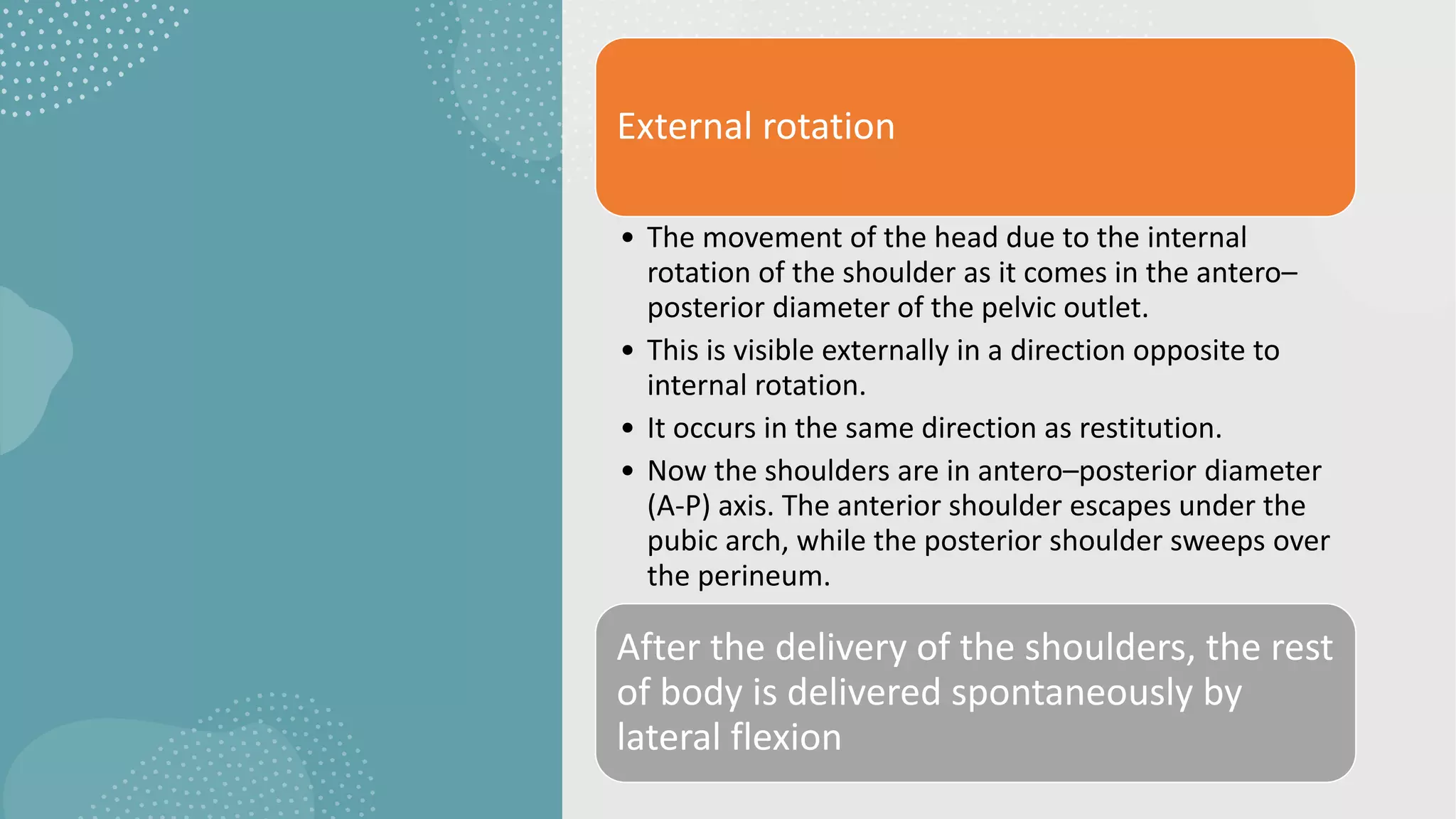 The first stage of labour, poor progression of labour, and augmentation ...