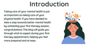 The First Step: What to expect when you go to Therapy | Solh Wellness | PDF