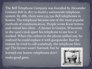 The first telephone | PPTX