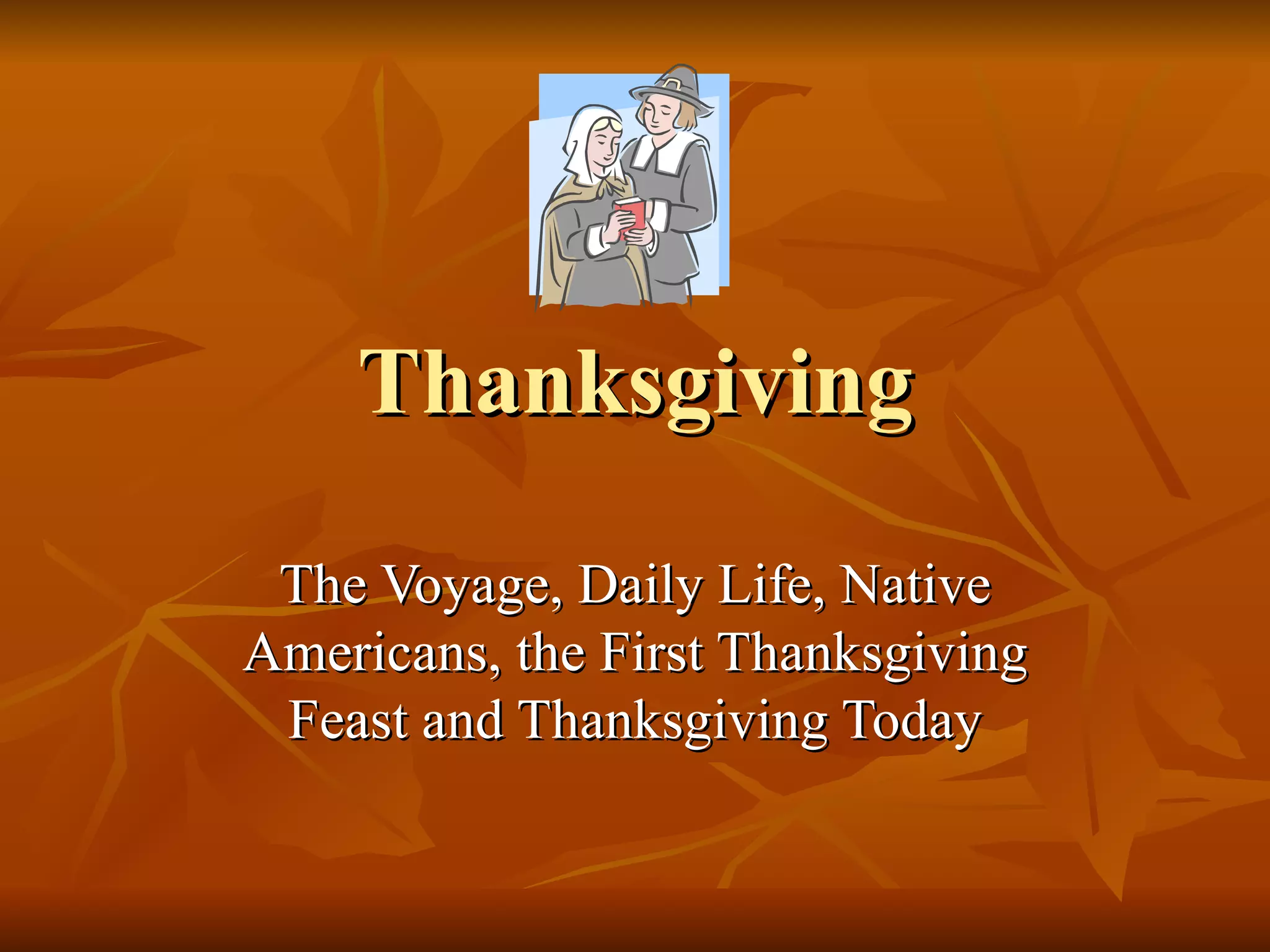 The first Thanksgiving | PPT