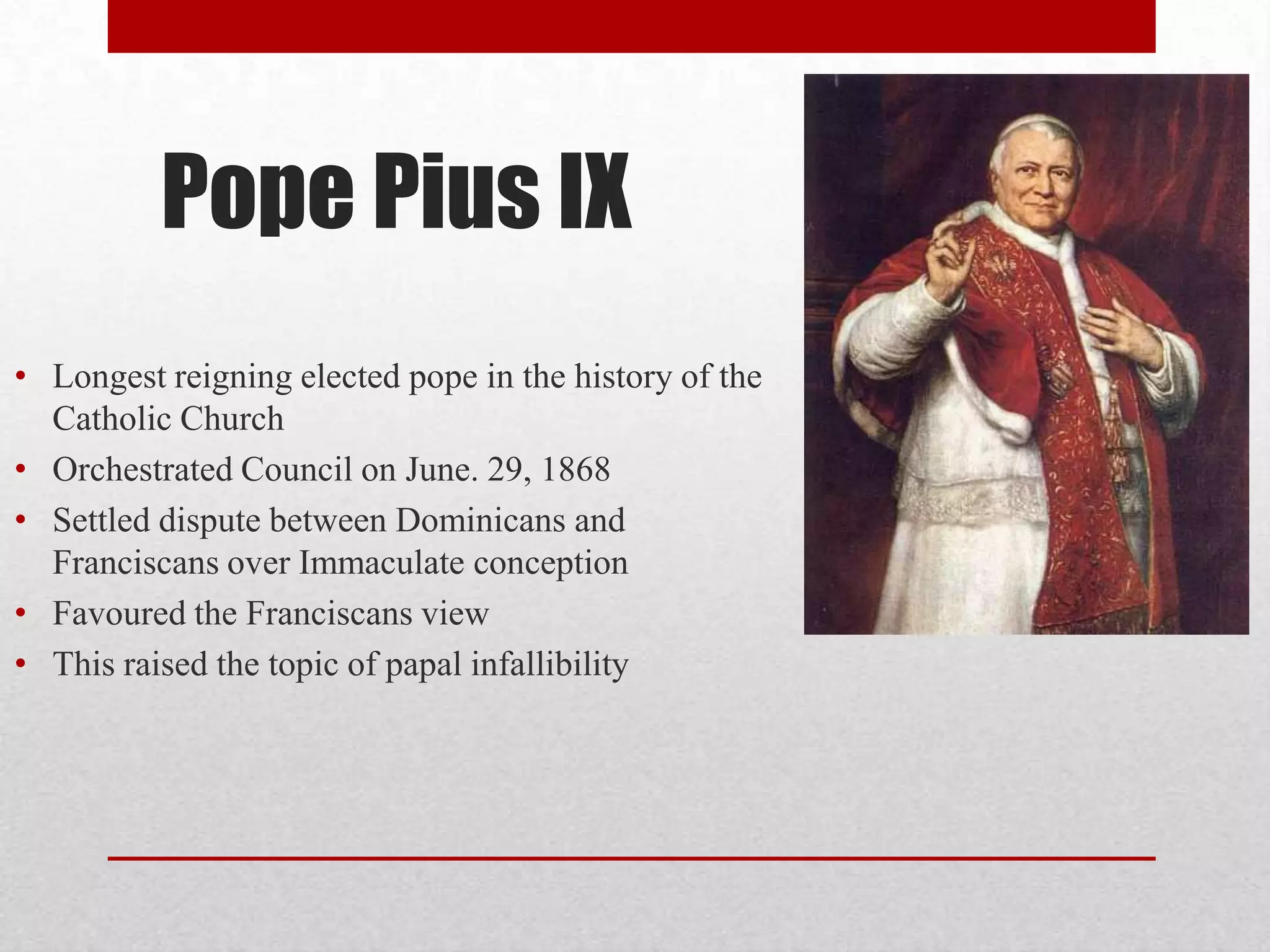 The First Vatican Council | PPT