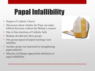 The First Vatican Council | PPTX | Christianity | Religion & Spirituality