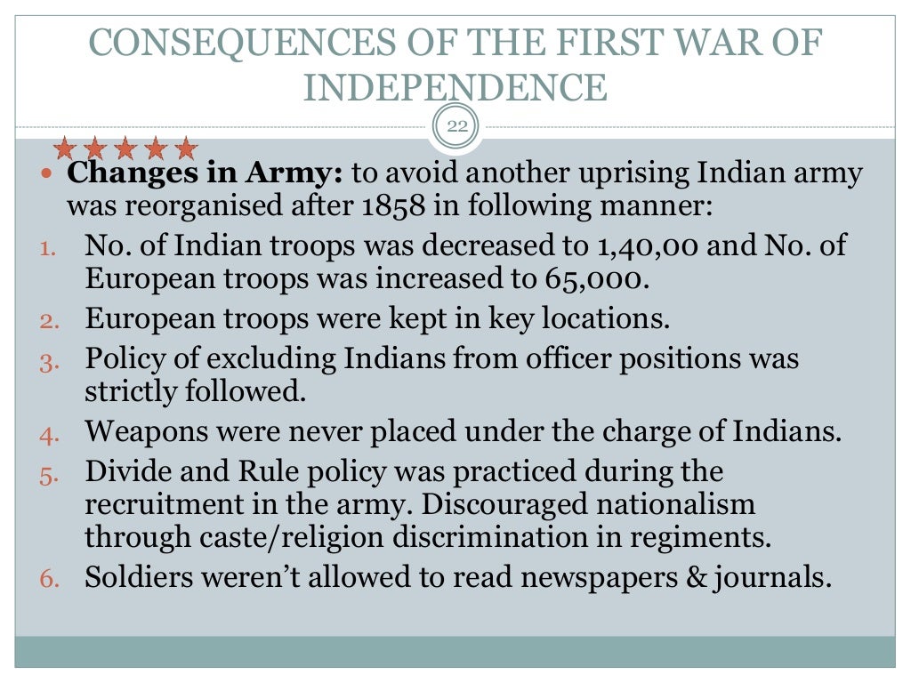 The First War of Independence, 1857