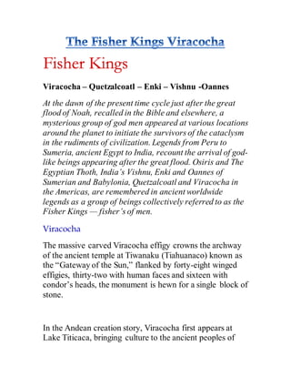The fisher kings viracocha | DOCX