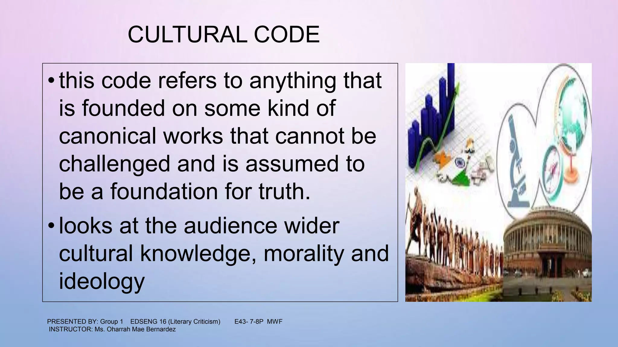 The five codes-group | PPTX