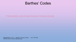 The five codes-group | PPTX | Hobbies & Interests