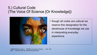 The five codes-group | PPTX | Hobbies & Interests