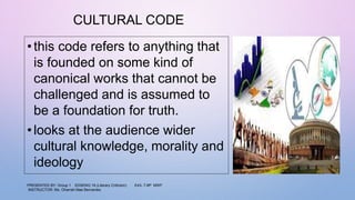 The five codes-group | PPTX | Hobbies & Interests