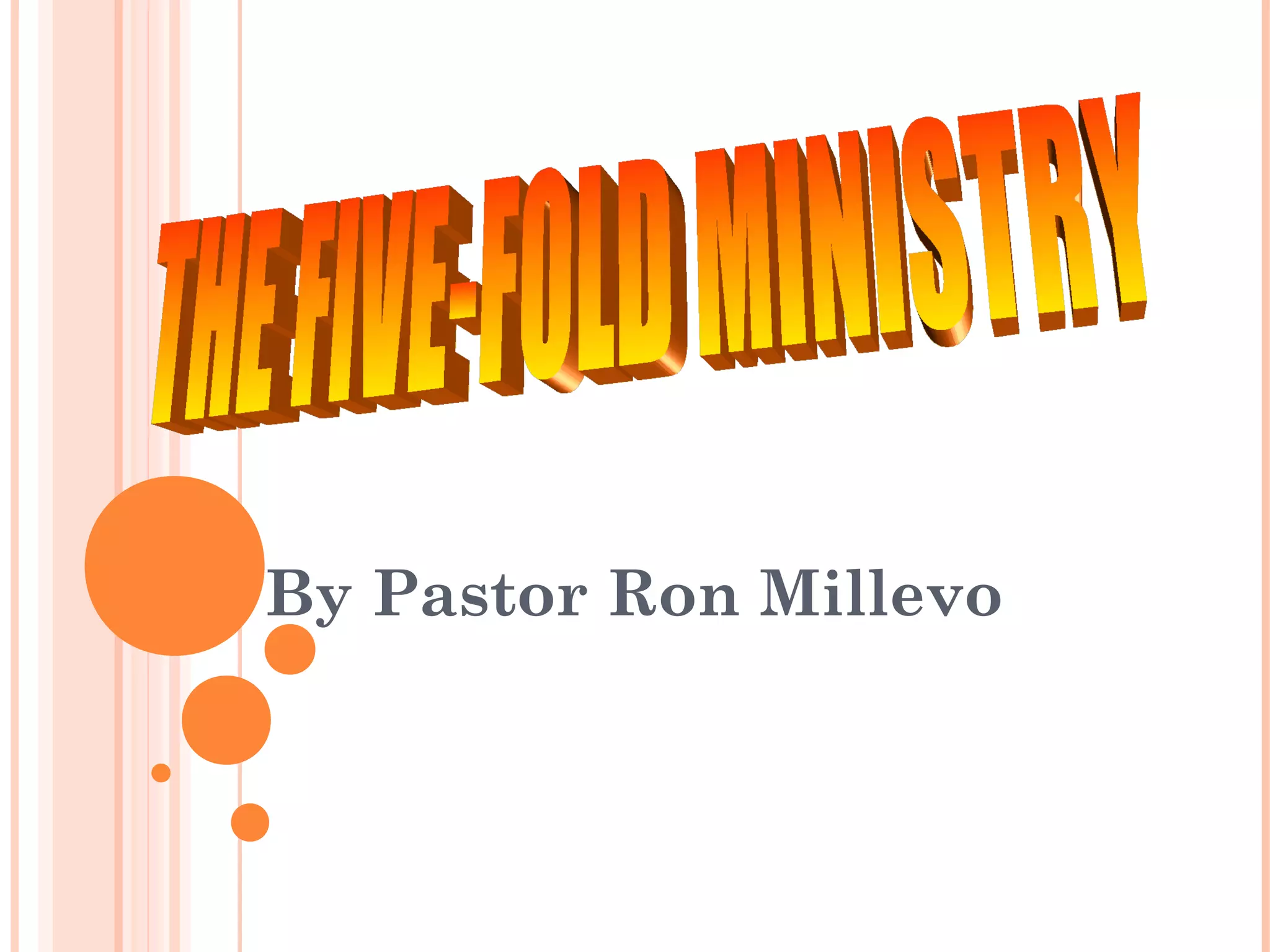 The Five-Fold Ministry | PPT