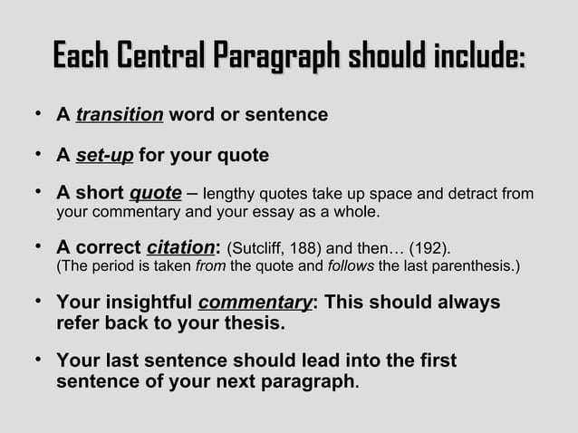 The five paragraph essay | PPT | Educational Assessment | Education