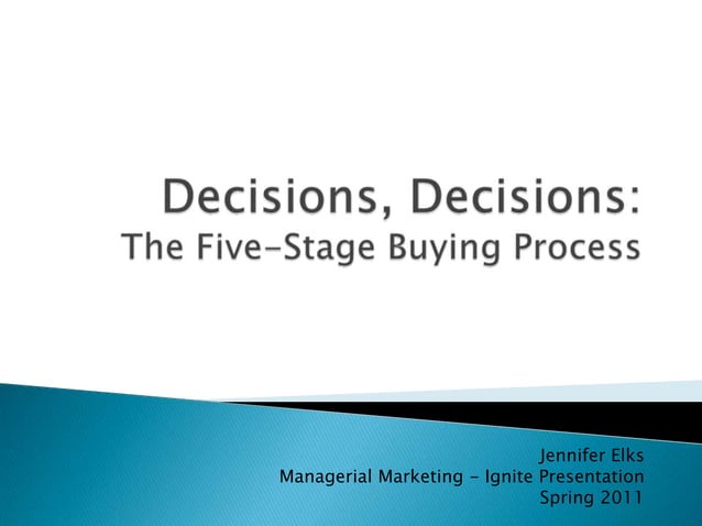 The five-stage model | PPTX