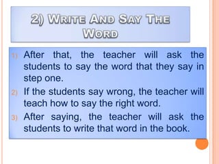 The five step word study strategy | PPT