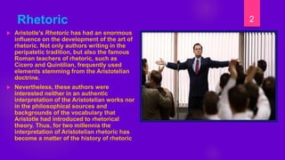 The Five Canons of Rhetoric | PPT