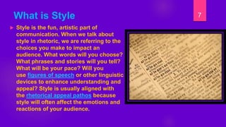 The Five Canons of Rhetoric | PPTX