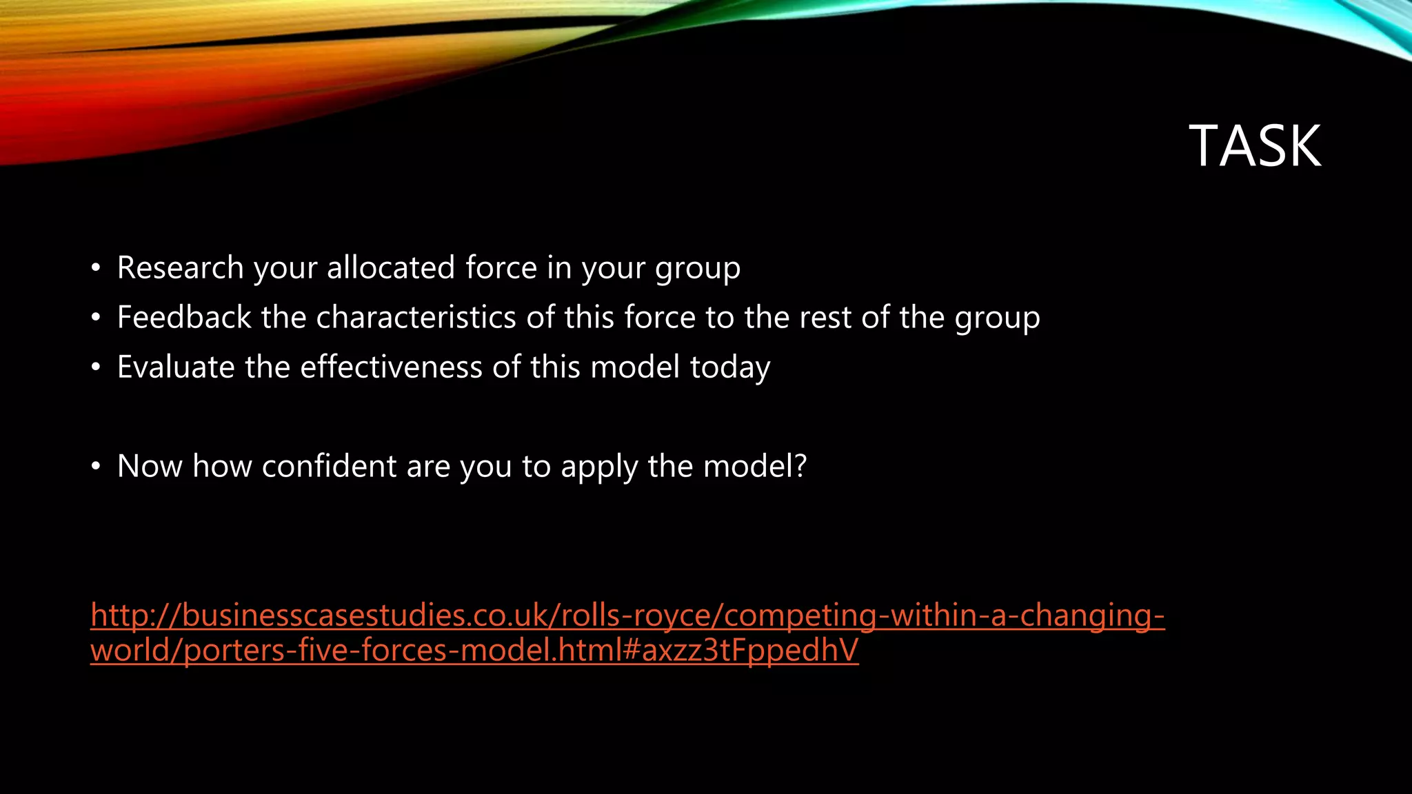 The five competitive forces that shape strategy and campaigns | PPTX