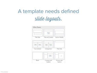 The five parts of a great PowerPoint template | PDF