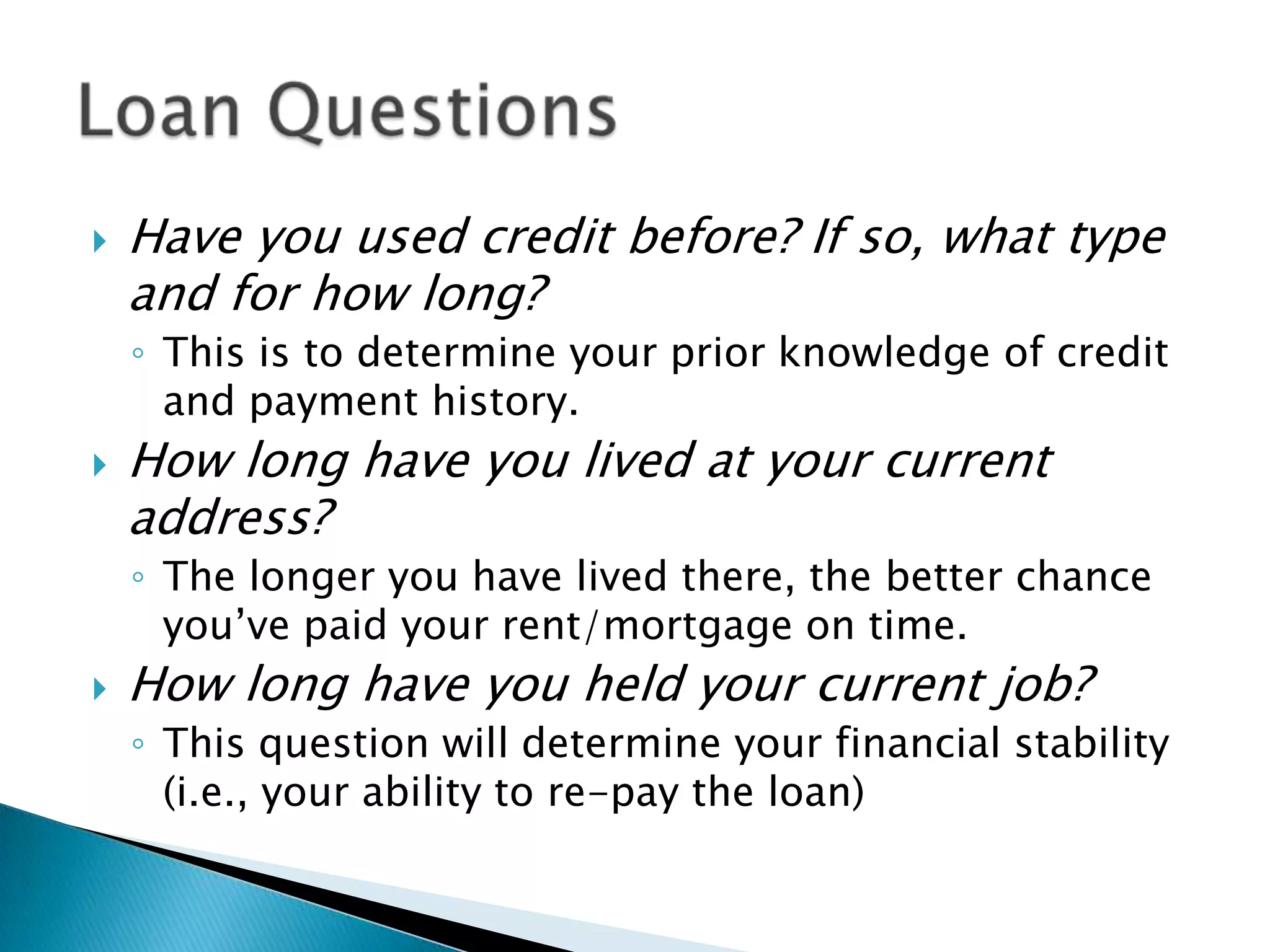 The Five Cs of Credit | PPTX