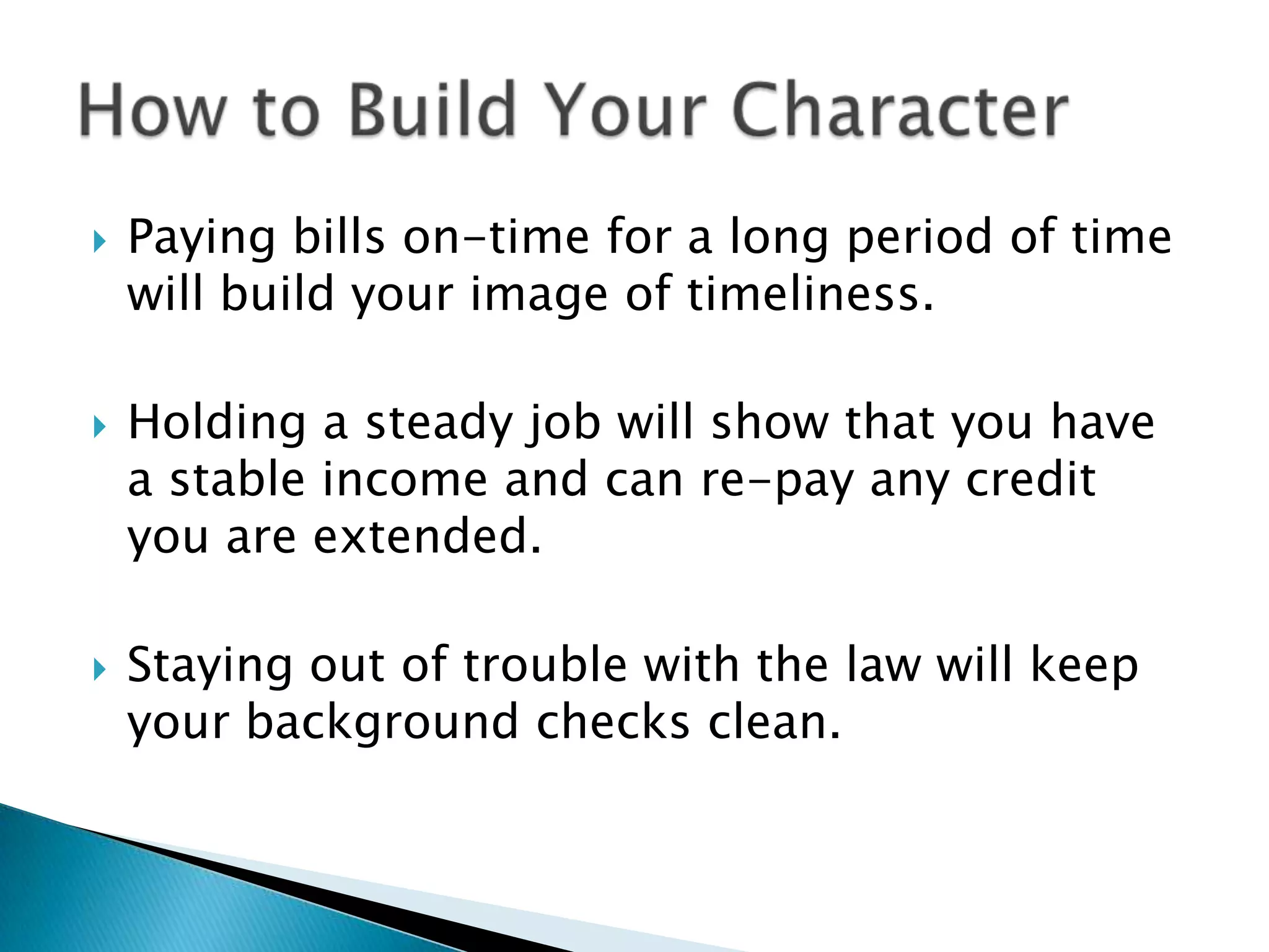 The Five Cs of Credit | PPTX