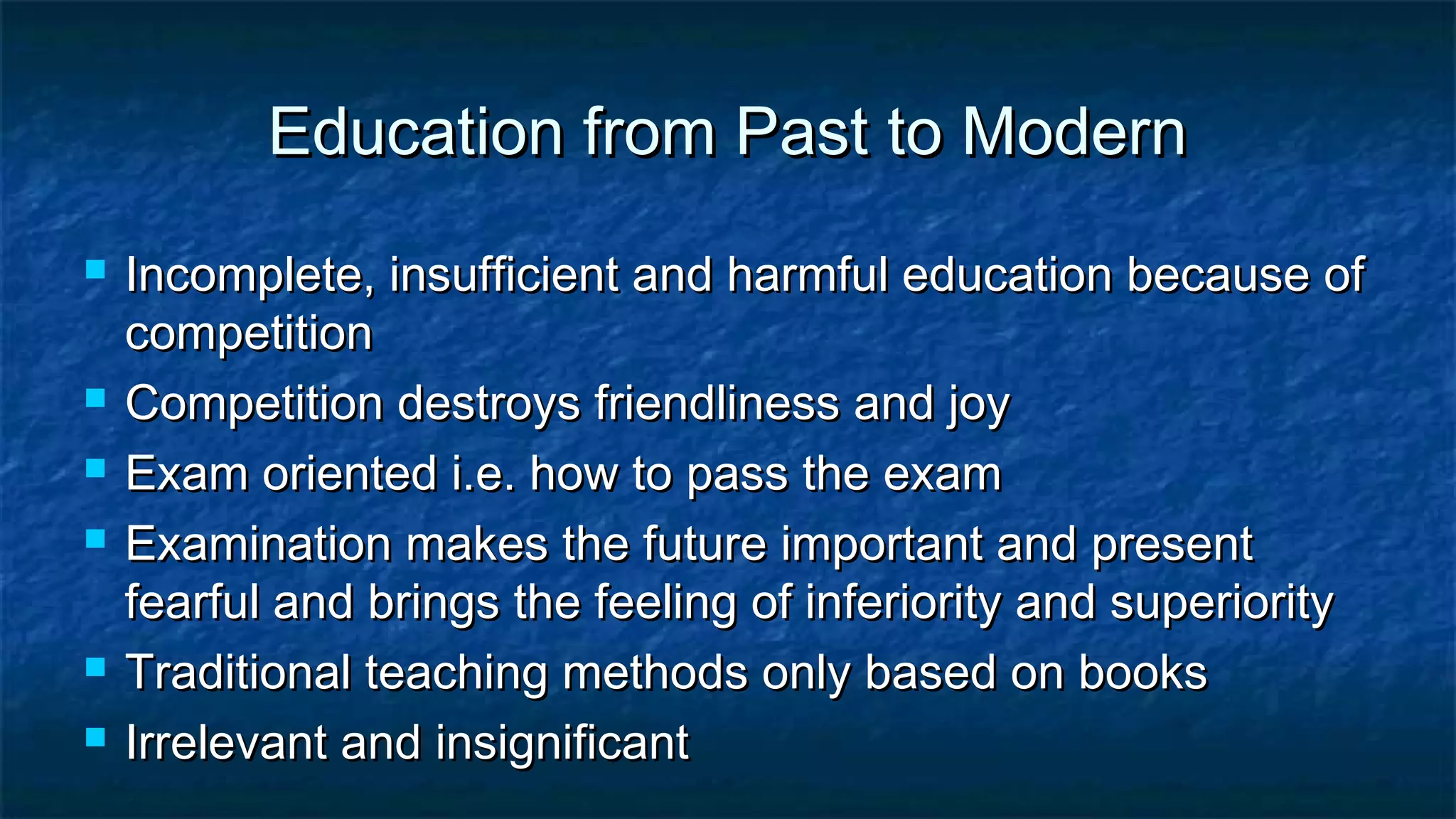 The five dimensions of education | PPT