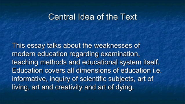 The five dimensions of education | PPT