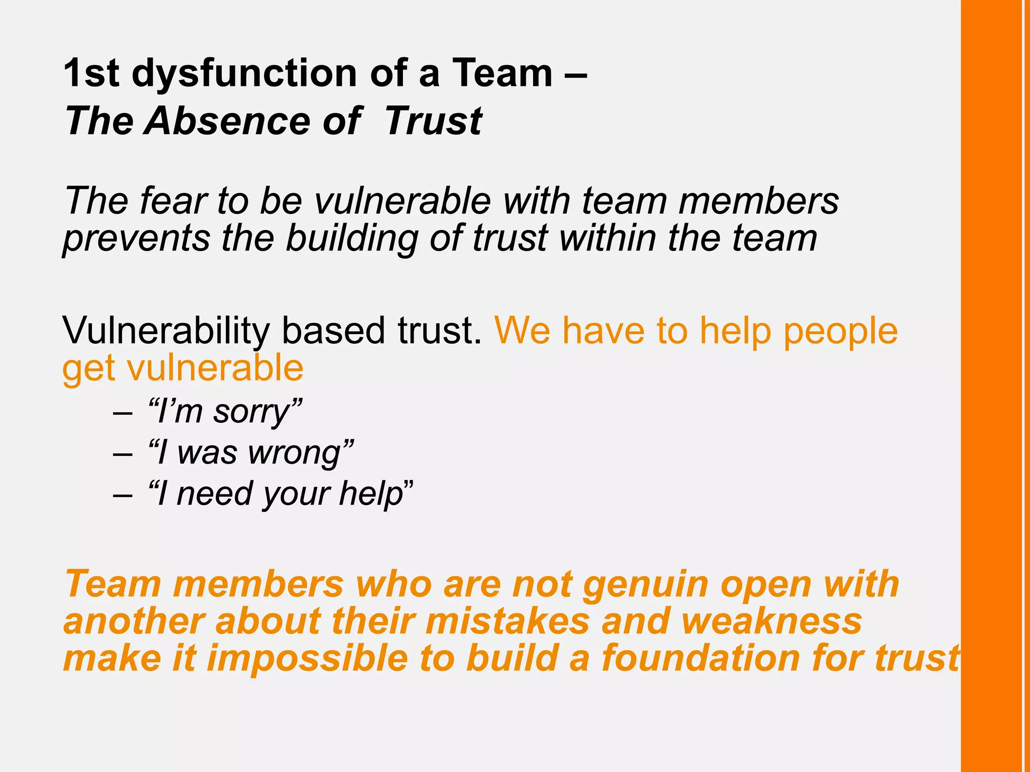 The Five Dysfunctions of a Team | PDF