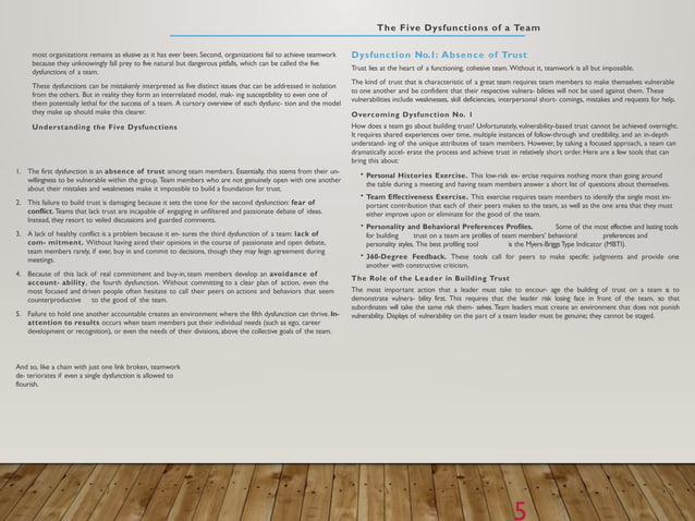 The Five Dysfunctions of a Team Exe Summary.pptx