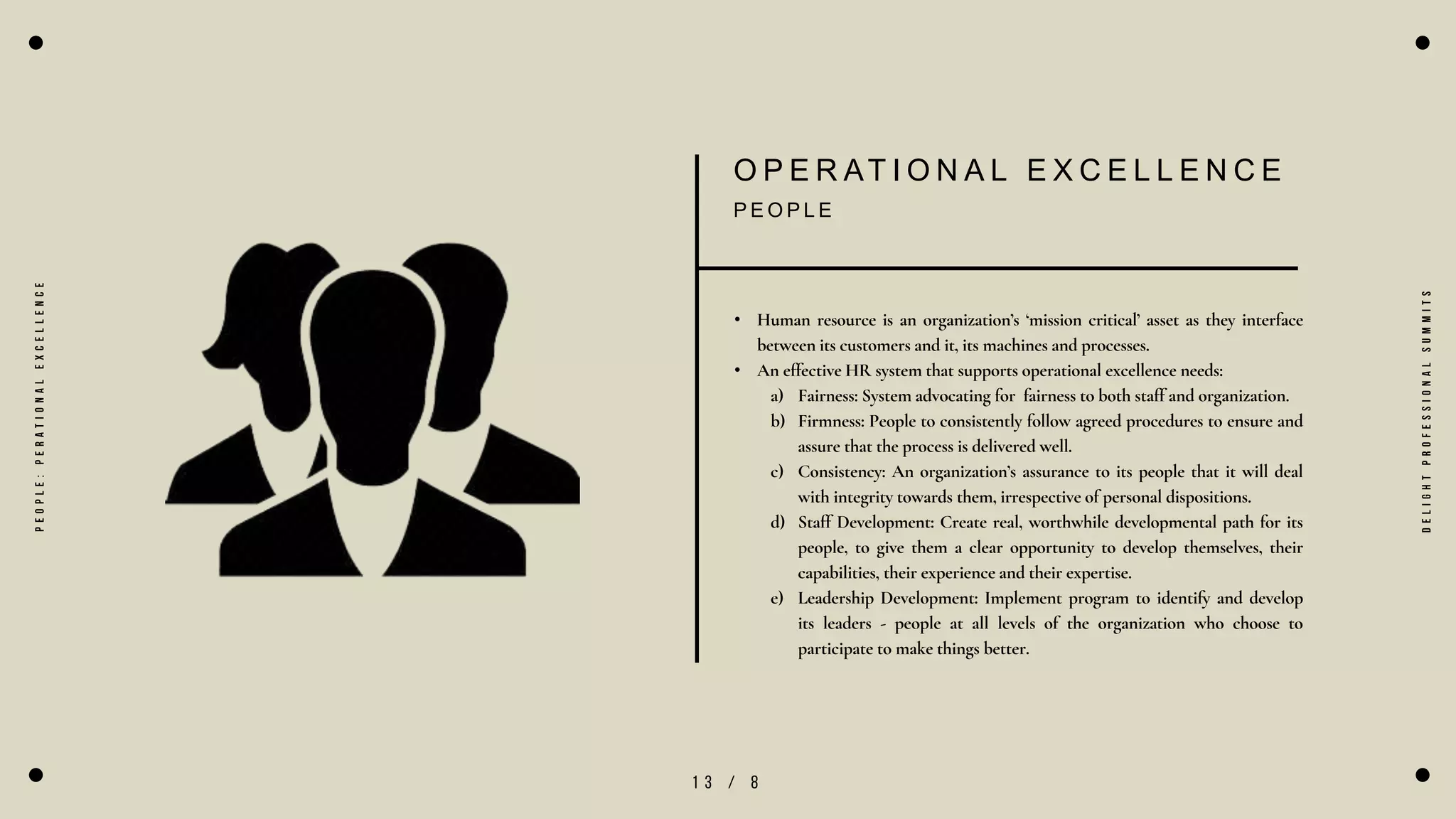 The five elements of operational excellence | PPTX