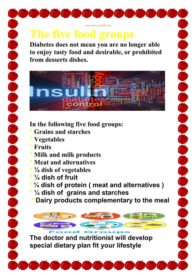 The five food groups | PDF