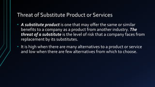 The Five Forces Model by Michael E. Porter | PPT