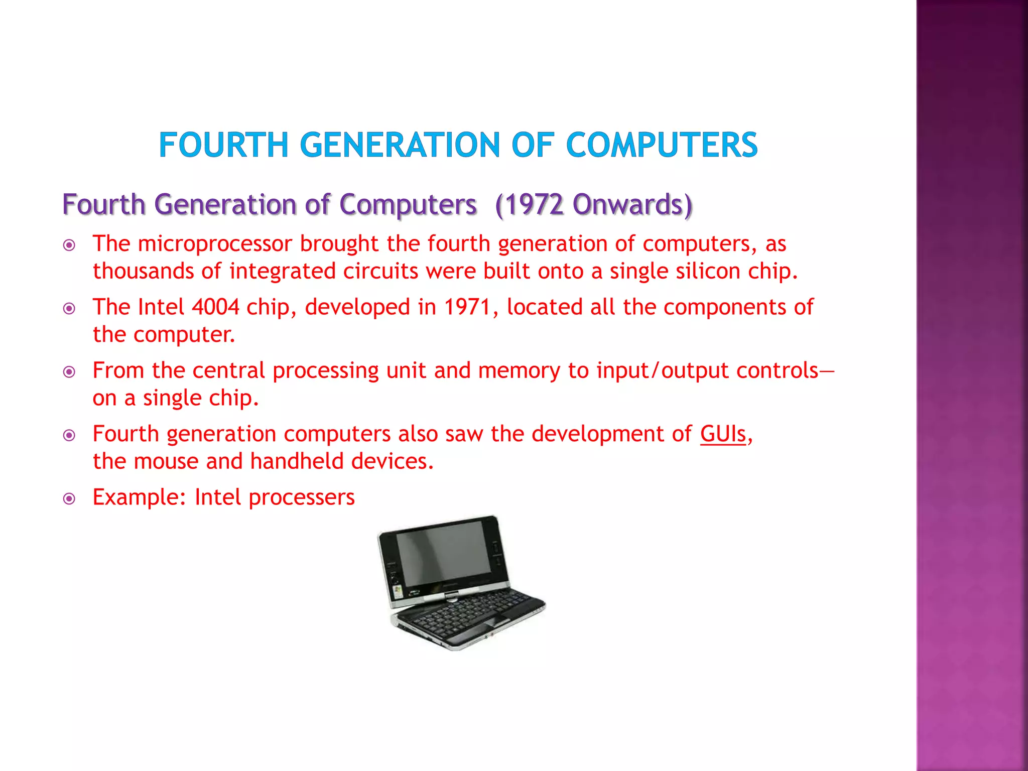 The five generations of computers | PPT