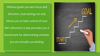 The five golden rules for setting goals | PPTX