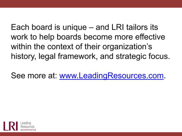 The Five Habits of High-Performing Boards | PPTX