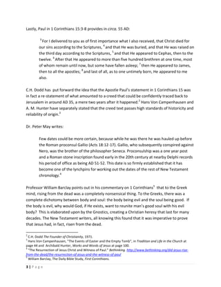 The five hundred witnesses to jesus | DOCX