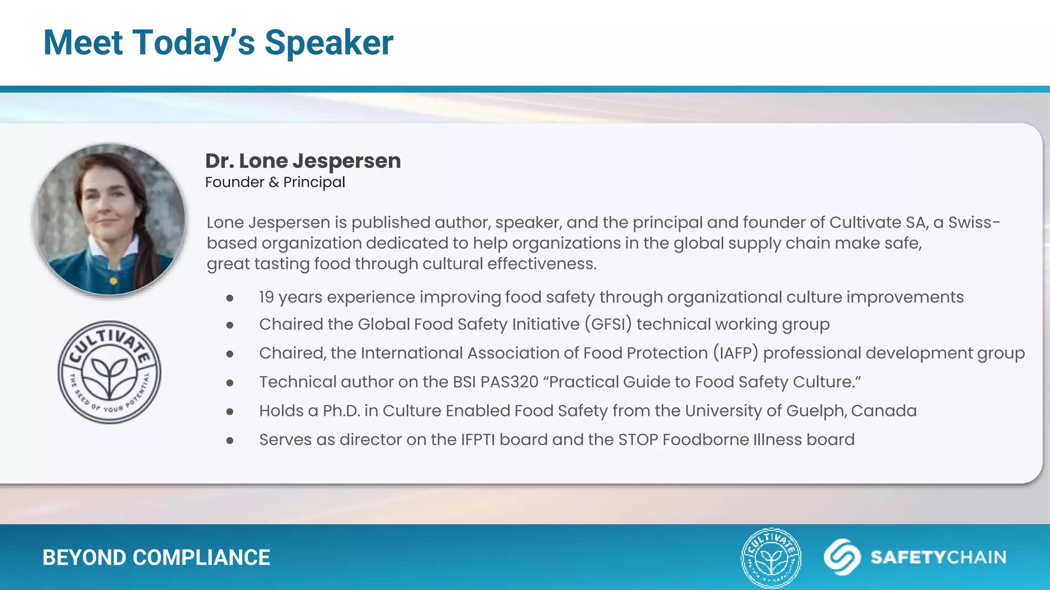 The Five Keys to Building a Better Food Safety Culture in 2023 | PPTX