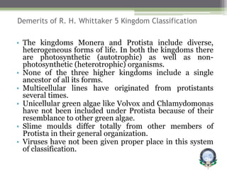 The five kingdom system | PPTX