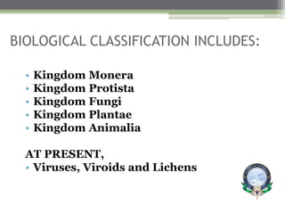 The five kingdom system | PPTX