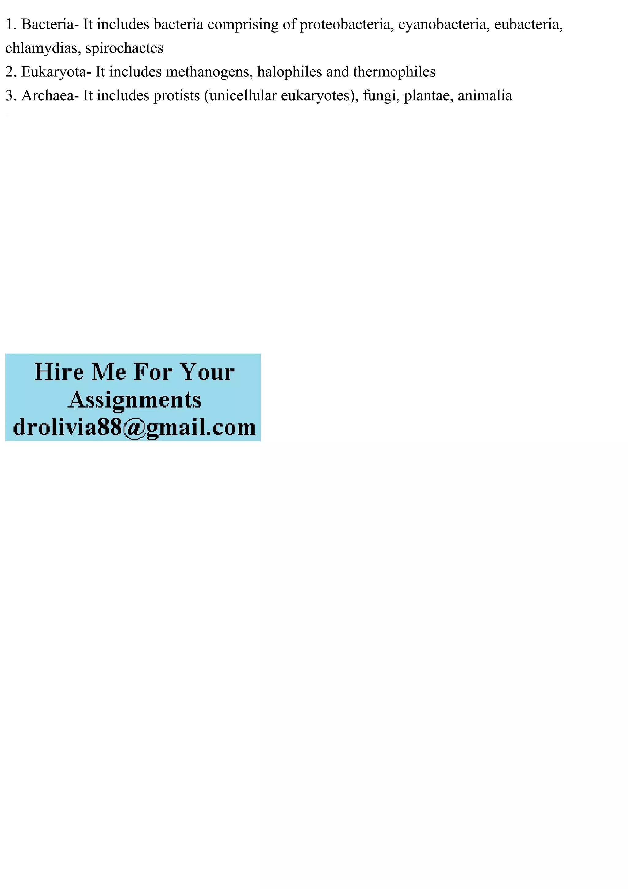 The five kingdom system classification proposed by Whittaker divides.pdf