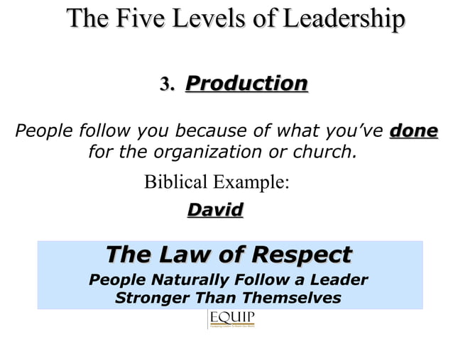 The five levels of leadership | PPT | Executive Leadership & Management ...