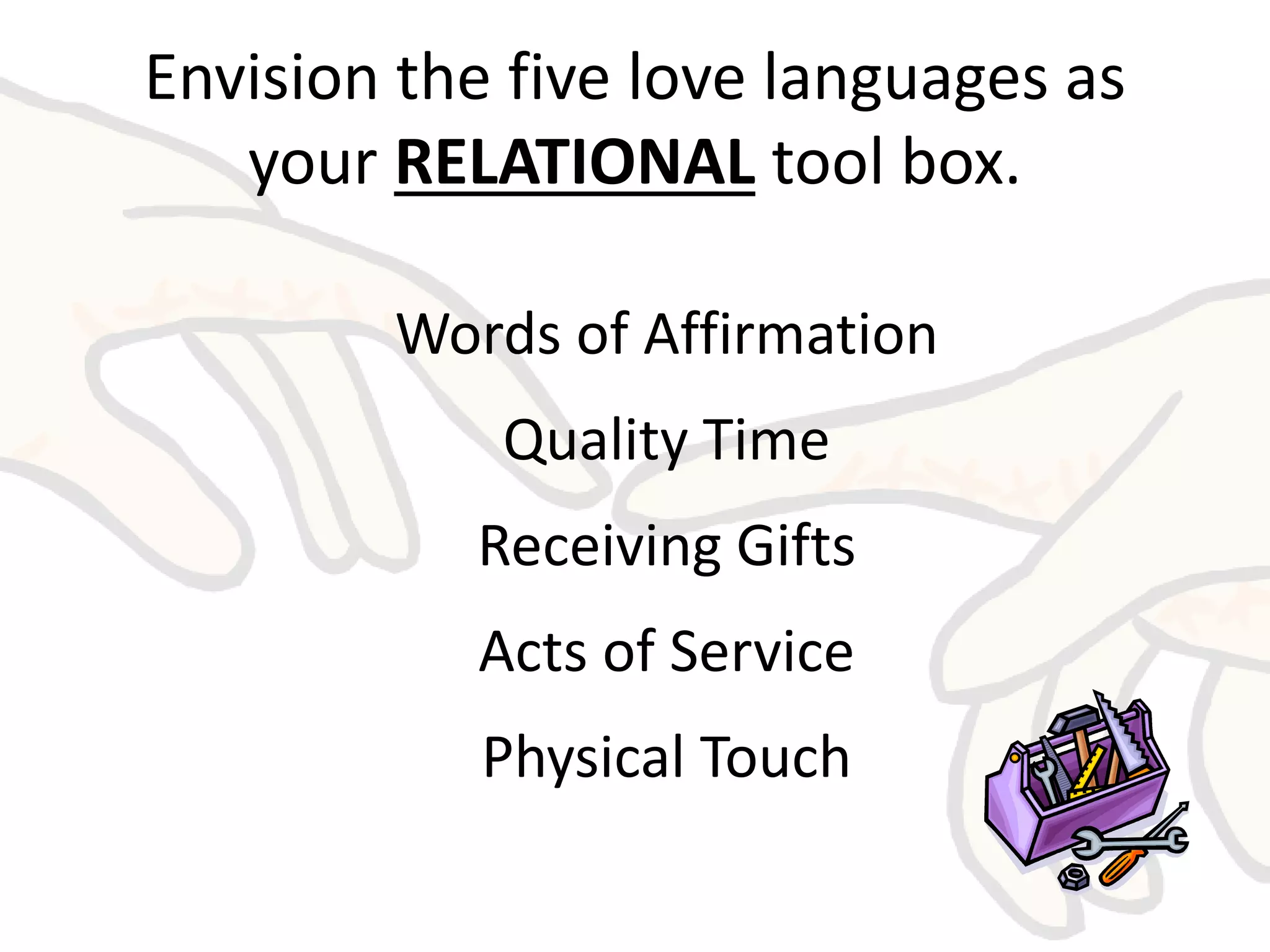 The Five Love Languages God Speaks Your Language part 5 (Physical Touch ...
