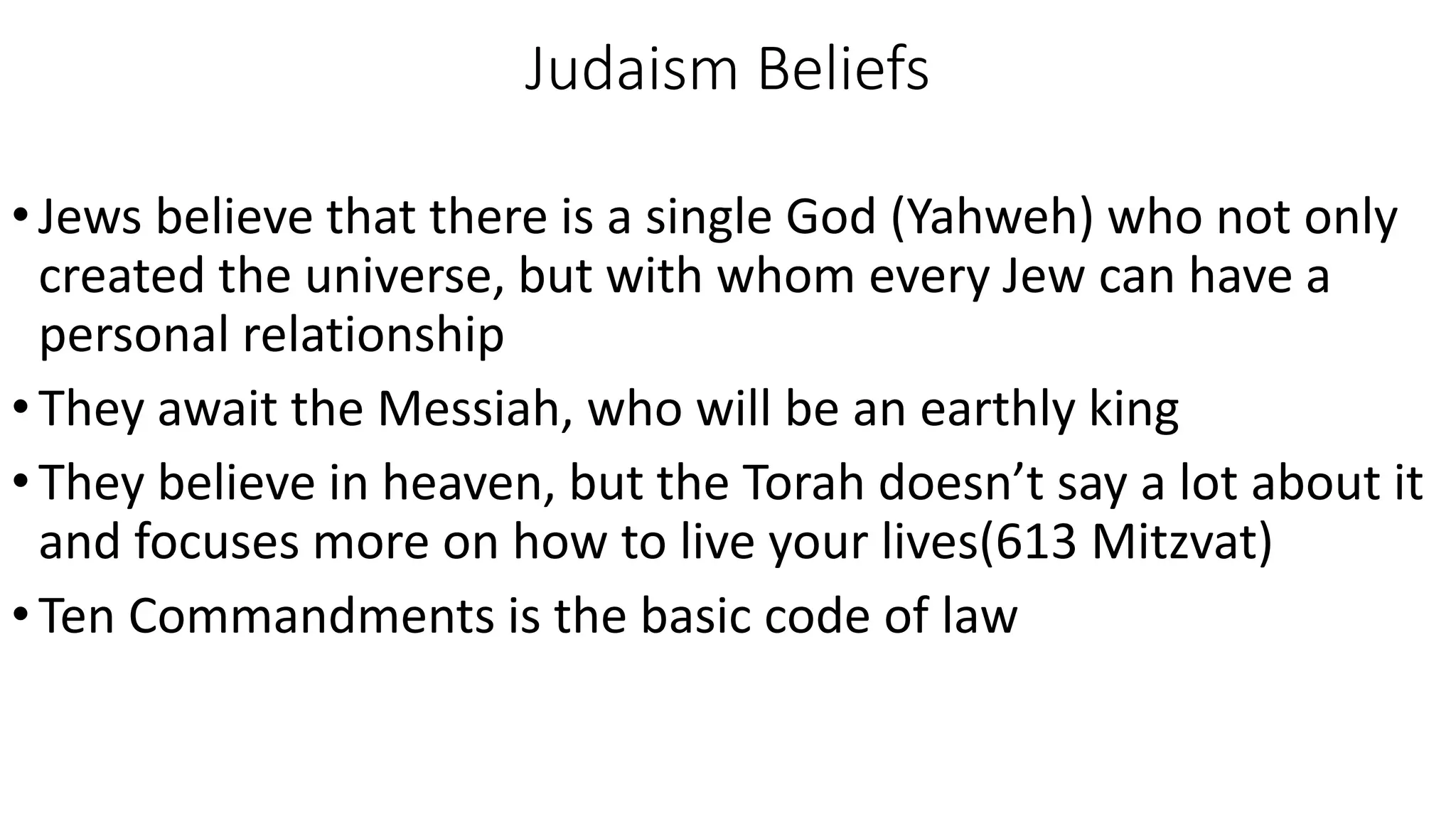 The Five Major Religions of the World | PPTX