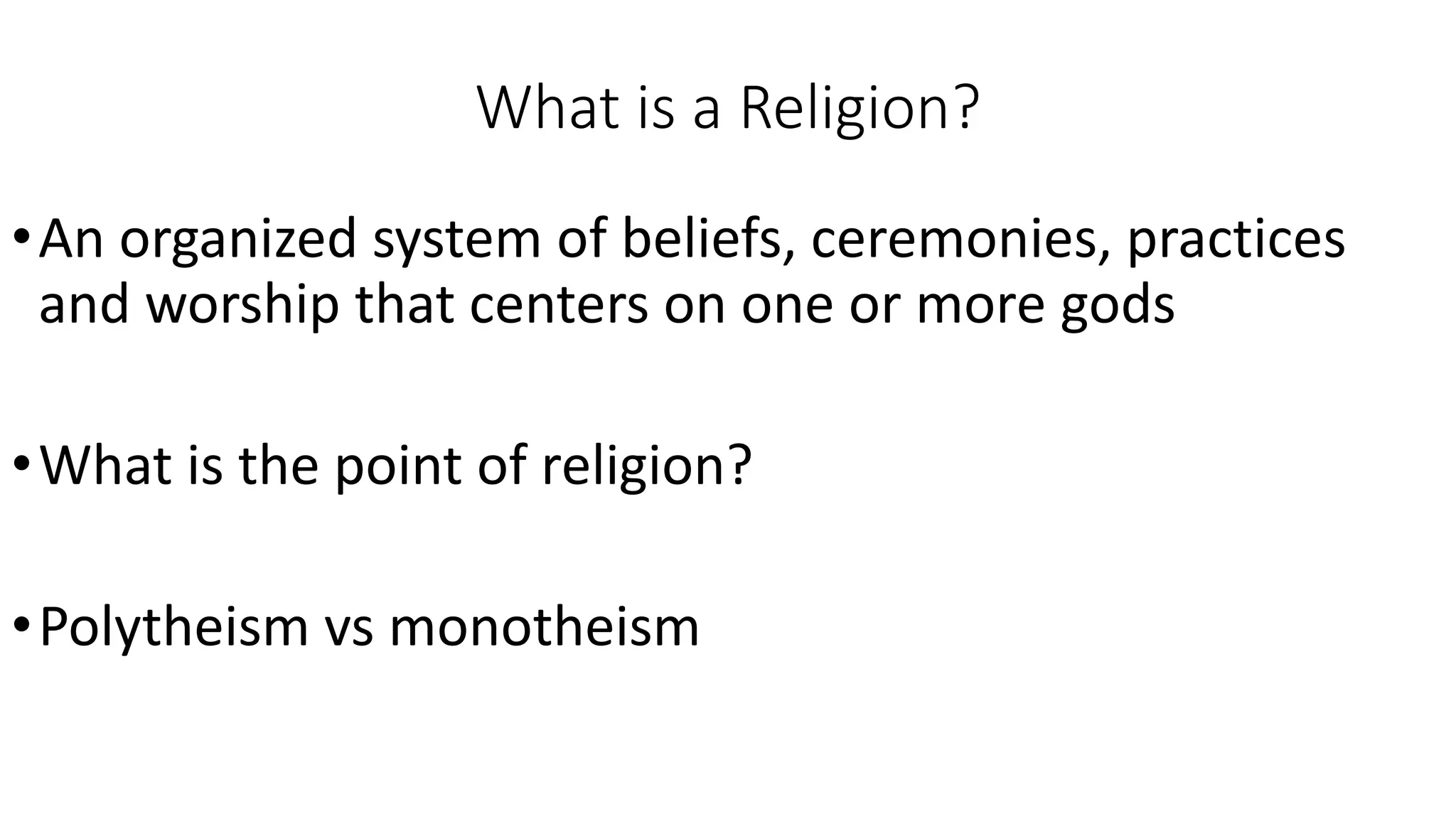 The Five Major Religions of the World | PPTX