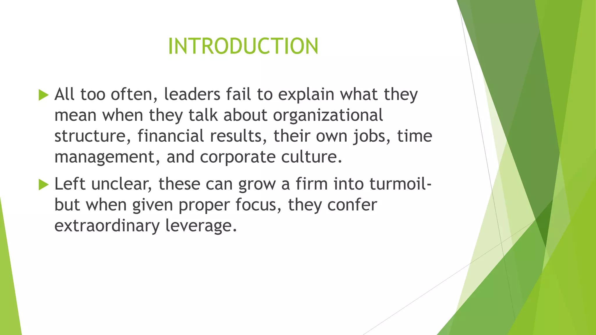 The five messages leaders must manage | PPTX