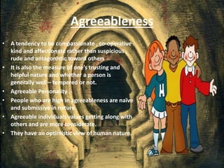 ~ The five personality factor theory ~ | PPTX