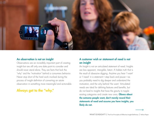 What Is Insight? The Five Principles of Effective Insight Definition | PDF