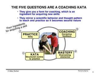 The Five Coaching Kata Questions | PDF
