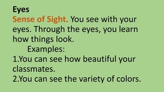 The Five Senses.pptx