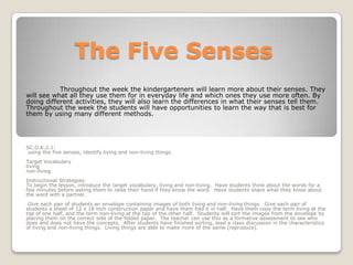 The five senses final project | PPTX | Daycare and Pre-School | Parenting