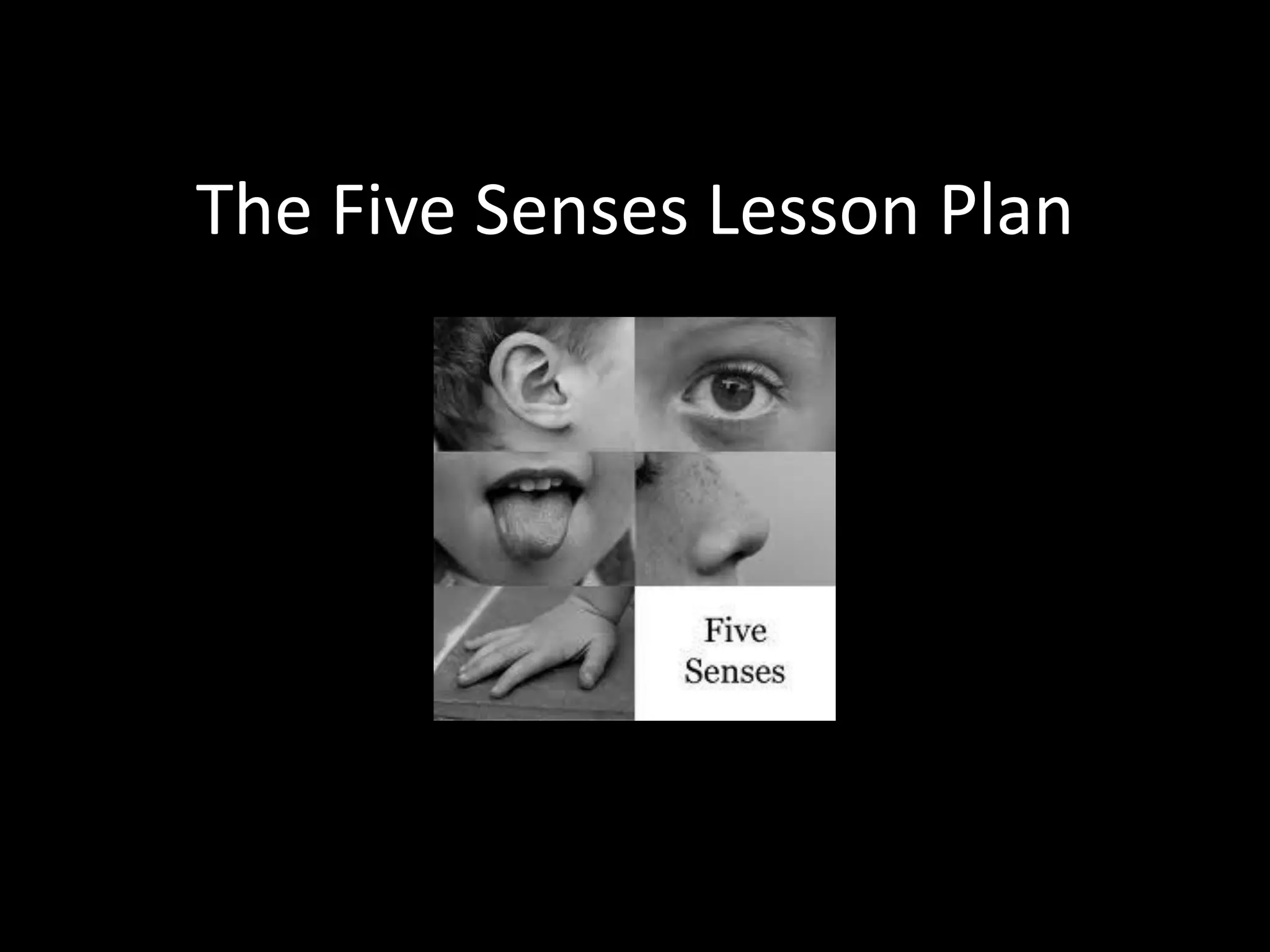 The Five Senses Lesson Plan | PPTX