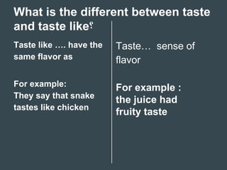 The five senses nadien | PPT